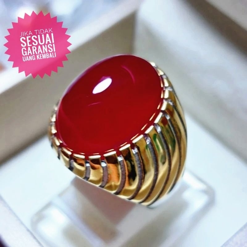 Jual CINCIN BATU AKIK DARAH CEMPAKA ACEH | Shopee Indonesia