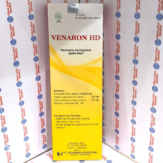 Jual Venaron HD Box Isi 30 Kaplet - Obat Wasir | Shopee Indonesia