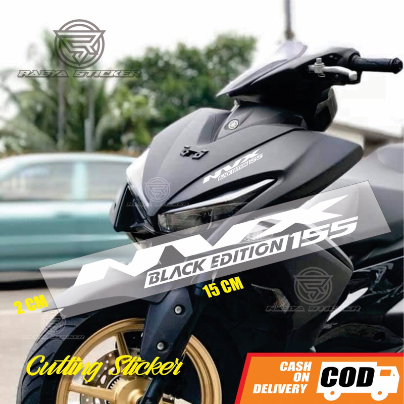 Jual Sticker NVX BLACK EDITION 155 Cutting | Shopee Indonesia
