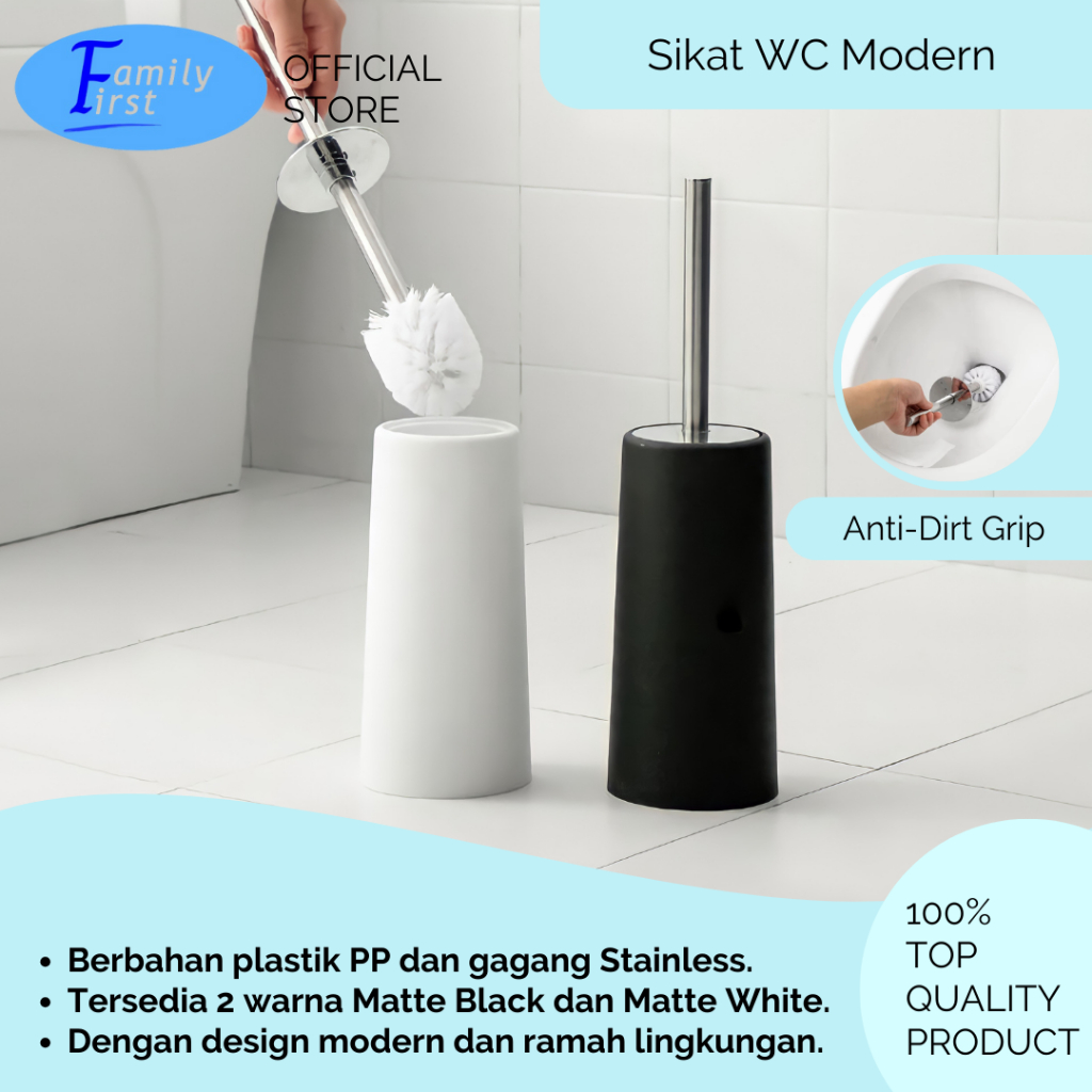 Jual Sikat WC Closet Toilet Brush Minimalis Premium | Shopee Indonesia