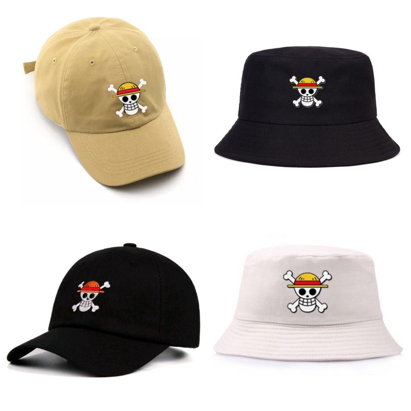 Jual Topi Pria / snapback / surf / skate / Hat One Piece Tengkorak ...