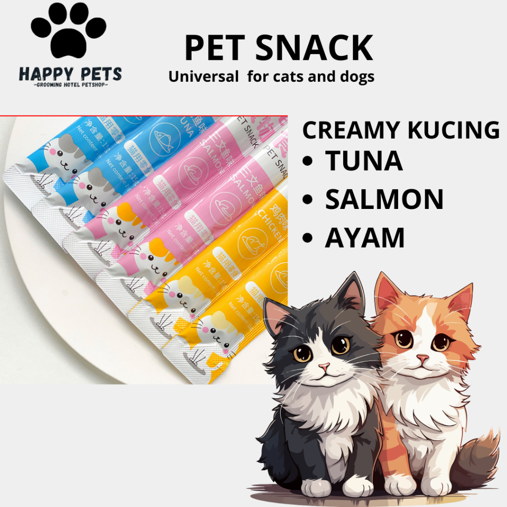 Jual Makanan Cemilan Kucing Snack Hewan Peliharaan 16gr Penggemuk ...