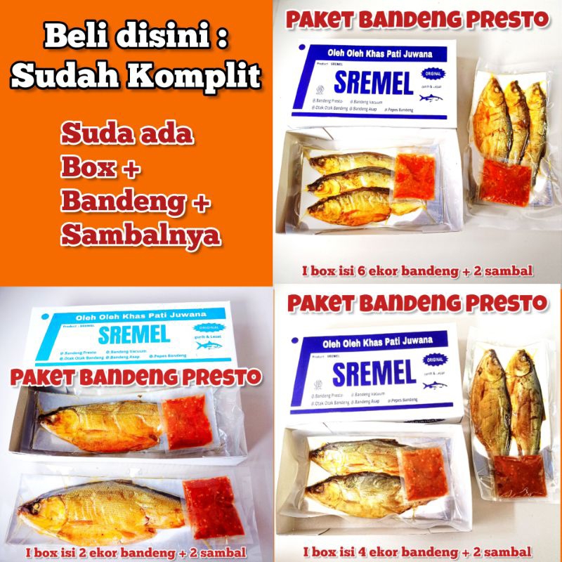 Jual Paket Bandeng Presto 1 Box Isi 2/4/6 Ekor Bandeng Kemasan Vacuum ...
