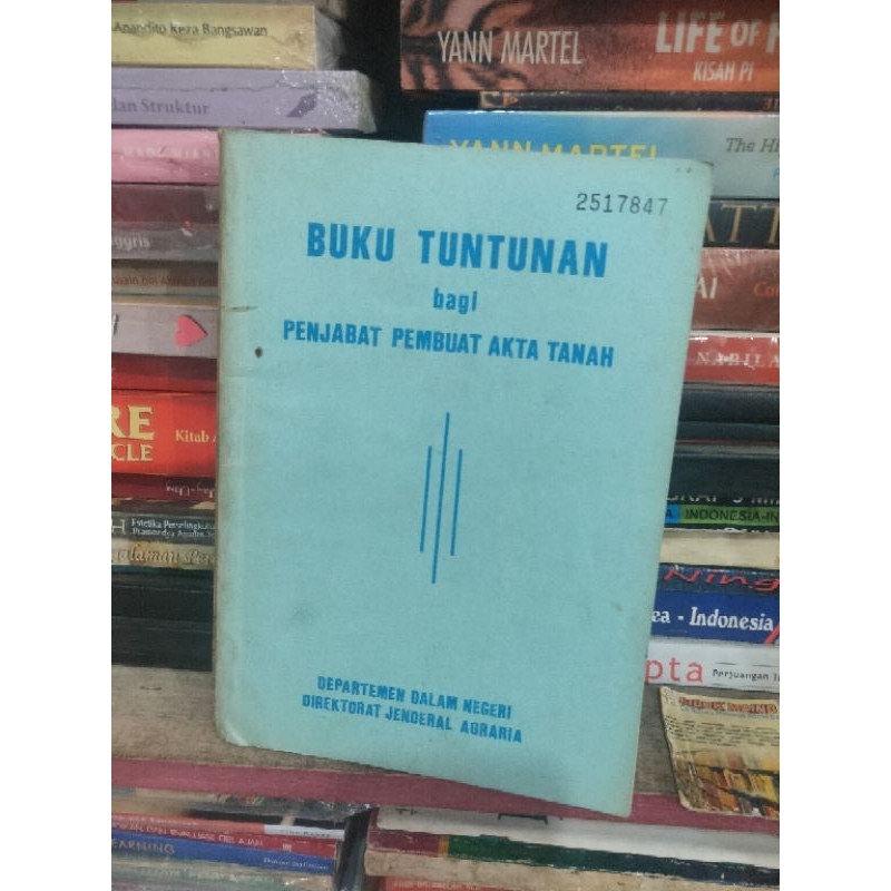 Jual Buku Tuntunan bagi Pejabat Pembuat Akta Tanah PPATK | Shopee Indonesia