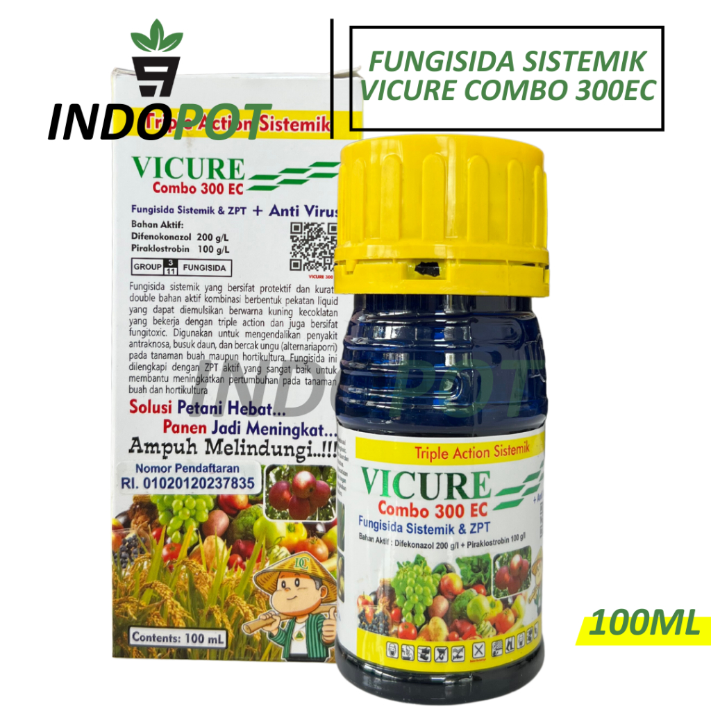 Jual Fungisida Sistemik Vicure Combo 300EC 100ml Delta Chemica | Shopee ...