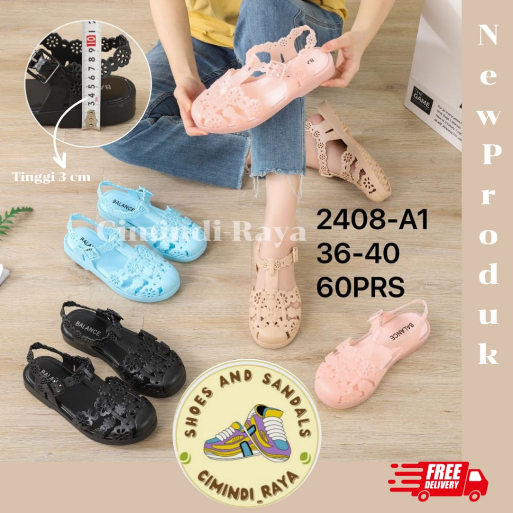 Jual Sepatu jelly wanita possession lace viktor & rolf ad black and ...