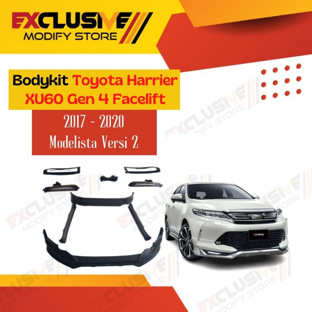 Jual TOYOTA HARRIER XU60 GEN 4 FACELIFT 2017-2020 BODYKIT MODELISTA ...