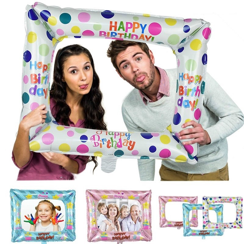 Jual Frame balon birthday photo booth / bingkai foto ulang tahun bahan ...