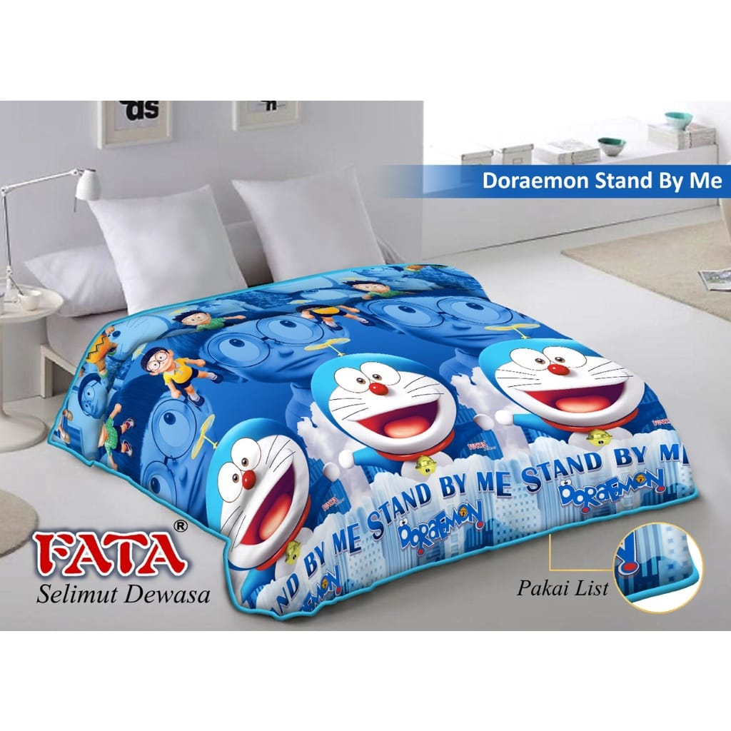 Jual Fata Selimut Bulu Doraemon SBM 200x200cm | Shopee Indonesia