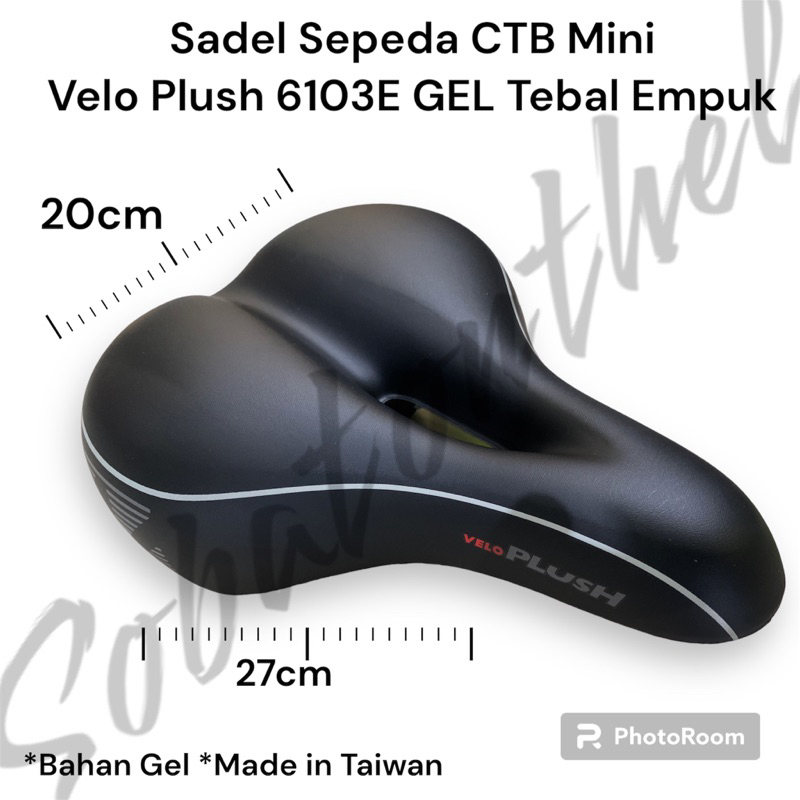 Jual Sadel Sepeda CTB Mini Velo Plush 603E Gel Tebal Empuk | Shopee Indonesia