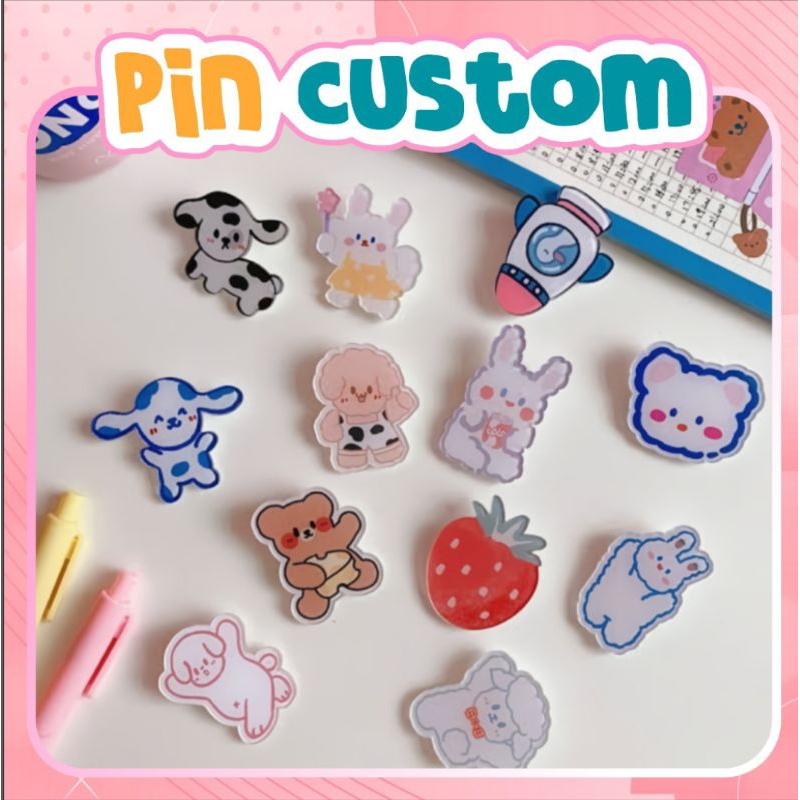 Jual PIN CUSTOM | BROS CUSTOM | PIN AKRILIK | CUSTOM PIN | NAME PIN ...