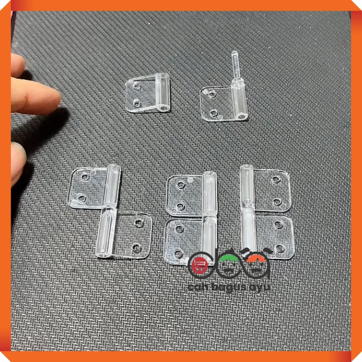 Jual Engsel Hinge Acrylic Transparan Bening Akrilik Putaran 360 Derajat ...
