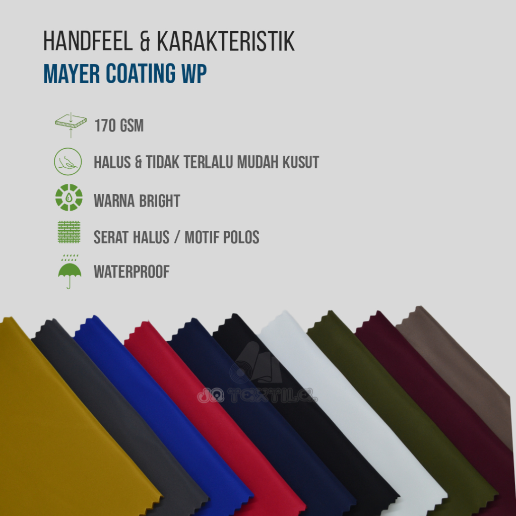 Jual KAIN PARASUT NYLON MAYER ATLAS WP | Shopee Indonesia