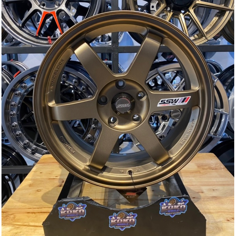 Jual Velg Mobil SSW S205 TE37 R17 untuk Innova Xpander HRV CRV | Shopee Indonesia