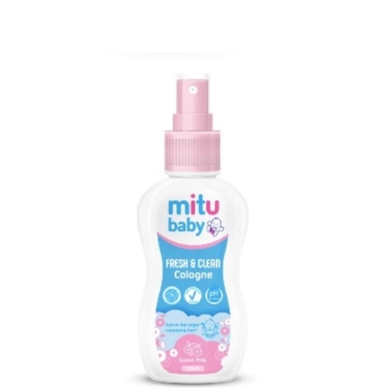 Jual Mitu Baby Fresh & Clean Spray Cologne Sweet Pink 50ml | Shopee ...