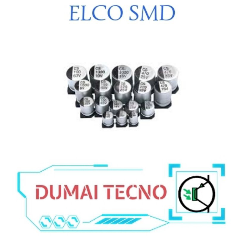 Jual KAPASITOR CAPASITOR ELCO SMD 10 25V 10uf 25V | Shopee Indonesia