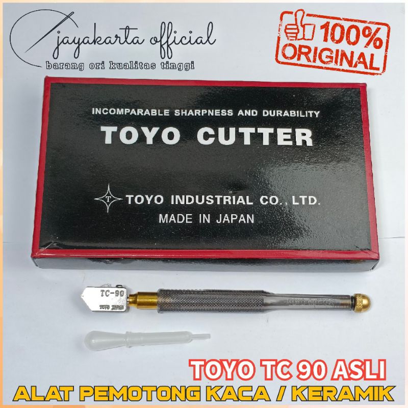 Jual Alat pemotong kaca toyo Tc 90 Tc 30 Tc 17 Mata pisau potong kaca alat potong kaca original ...