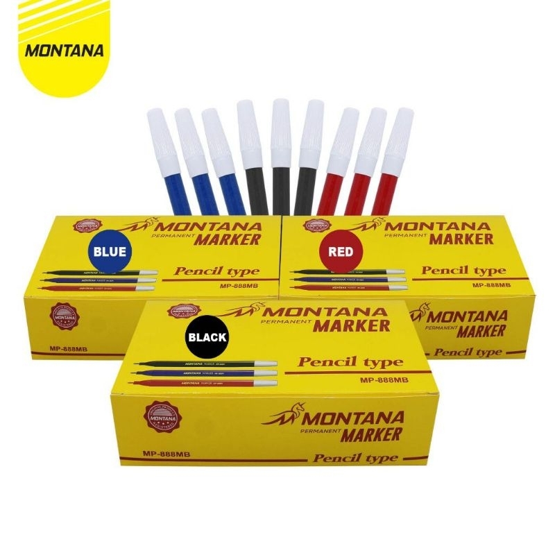 Jual Spidol marker permanent kecil Montana | Shopee Indonesia