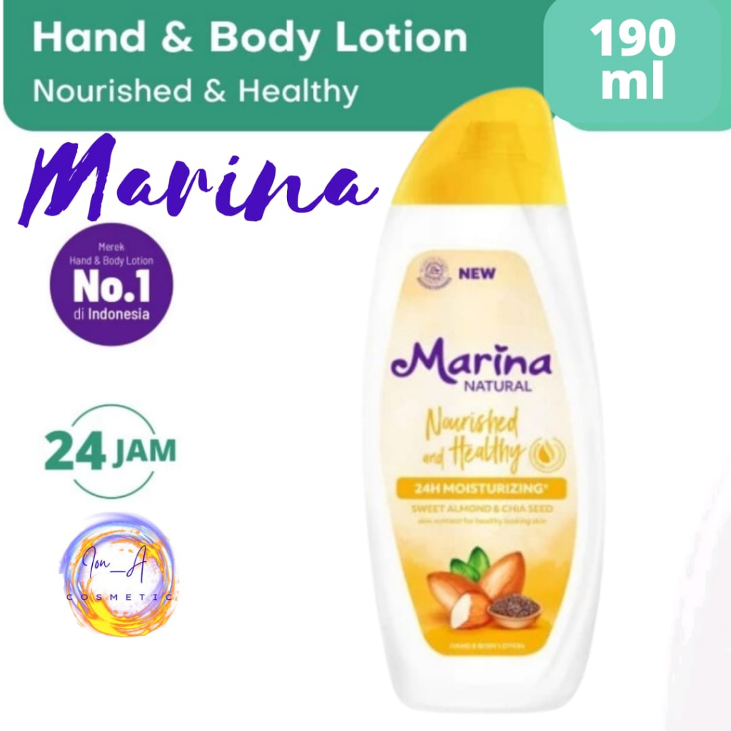 Jual Marina Handbody Lotion Natural 190 ml | Shopee Indonesia