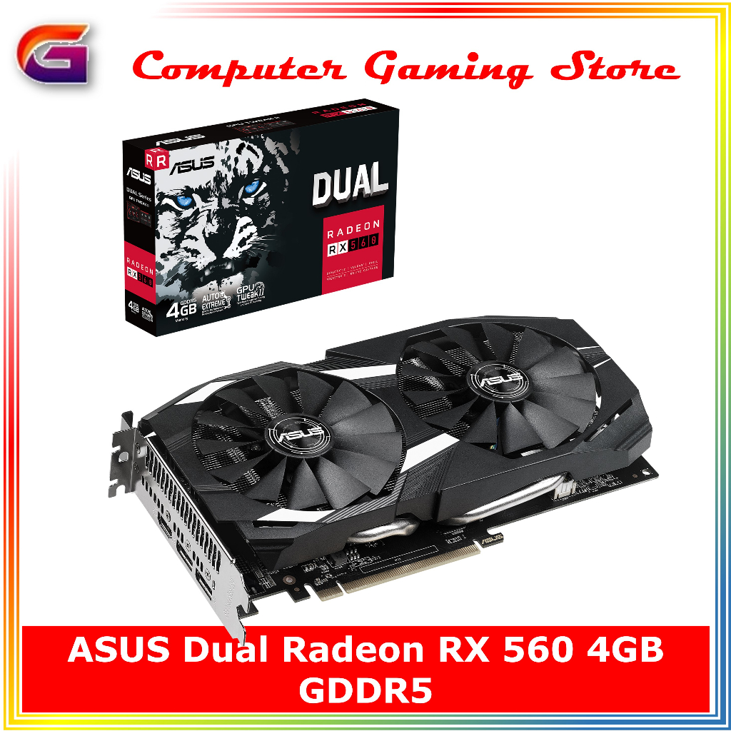 Jual ASUS Dual Radeon RX 560 4GB GDDR5 | Shopee Indonesia