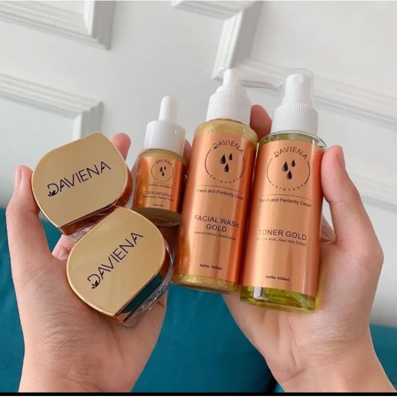 Jual DAVIENA PAKET GOLD SERIES | Shopee Indonesia