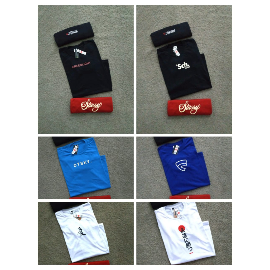 Jual KAOS DISTRO BANDUNG OC PALING MURAH 100RB DAPAT 6 KAOS | Shopee ...