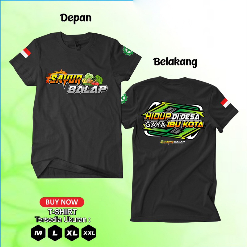 Jual DTF | Kaos SAYUR BALAP Unisex Tshirt | Kaos Pria Wanita | Kaos ...