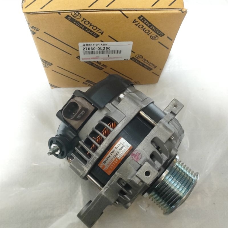 Jual Alternator Dinamo Amper 27060-0L290 Fortuner Vrz Hilux Revo Pin 1 ...