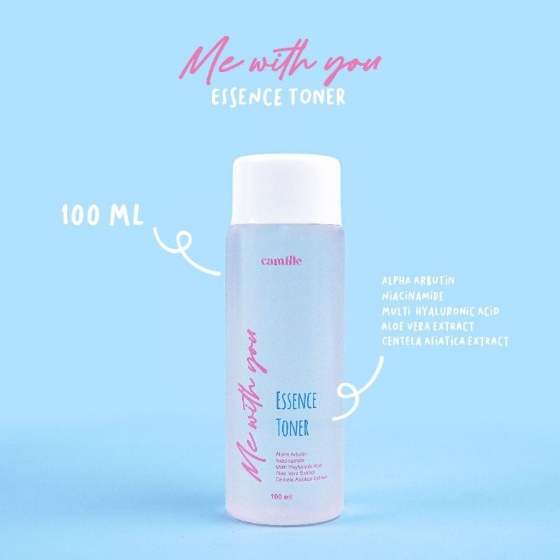 Jual NEW ME WITH YOU ESSENCE TONER BY CAMILLE BEAUTY ASLI | Shopee ...