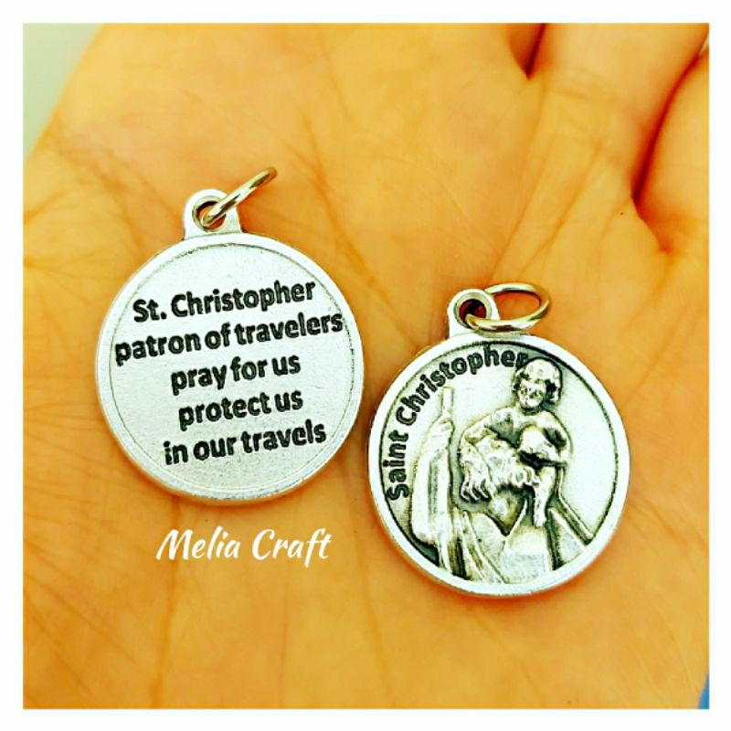 Jual Medali Liontin Santo Kristoforus - St Christopher Medal - Made in ...