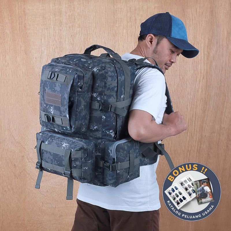 Jual TAS RANSEL ARMY GULTOR FREE (free logo) | Shopee Indonesia