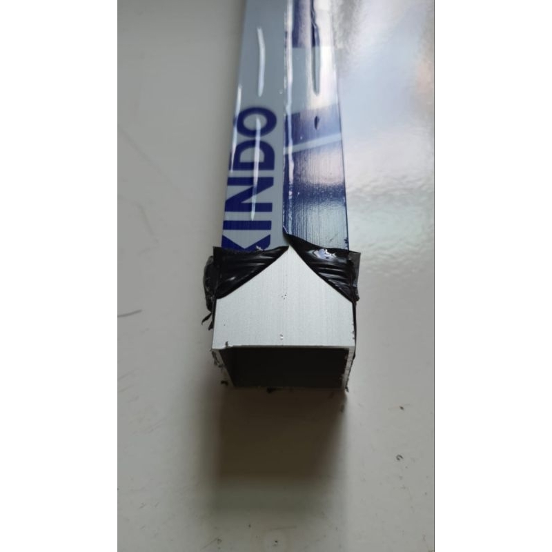 Jual Holo Aluminium 1 x 1 inch tebal 0,9mm Silver panjang 1 meter ...