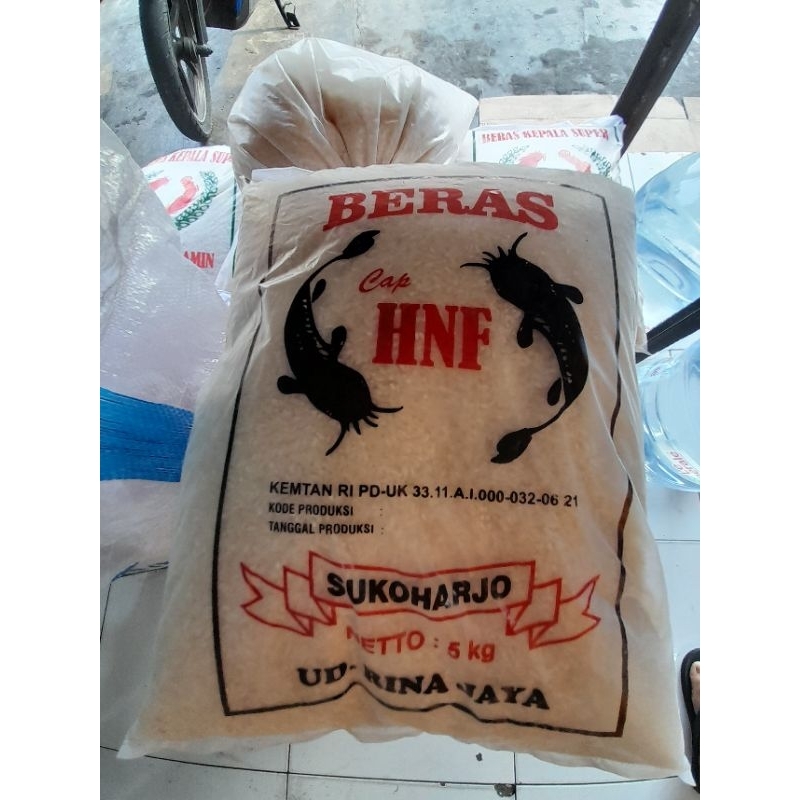 Jual beras pulen asli delanggu cap lele hilam kemasan 5kg | Shopee ...