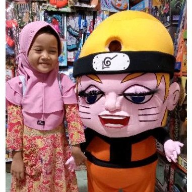 Jual badut Mampang Naruto,kostum badut, full set kepala+baju+sepatu ...