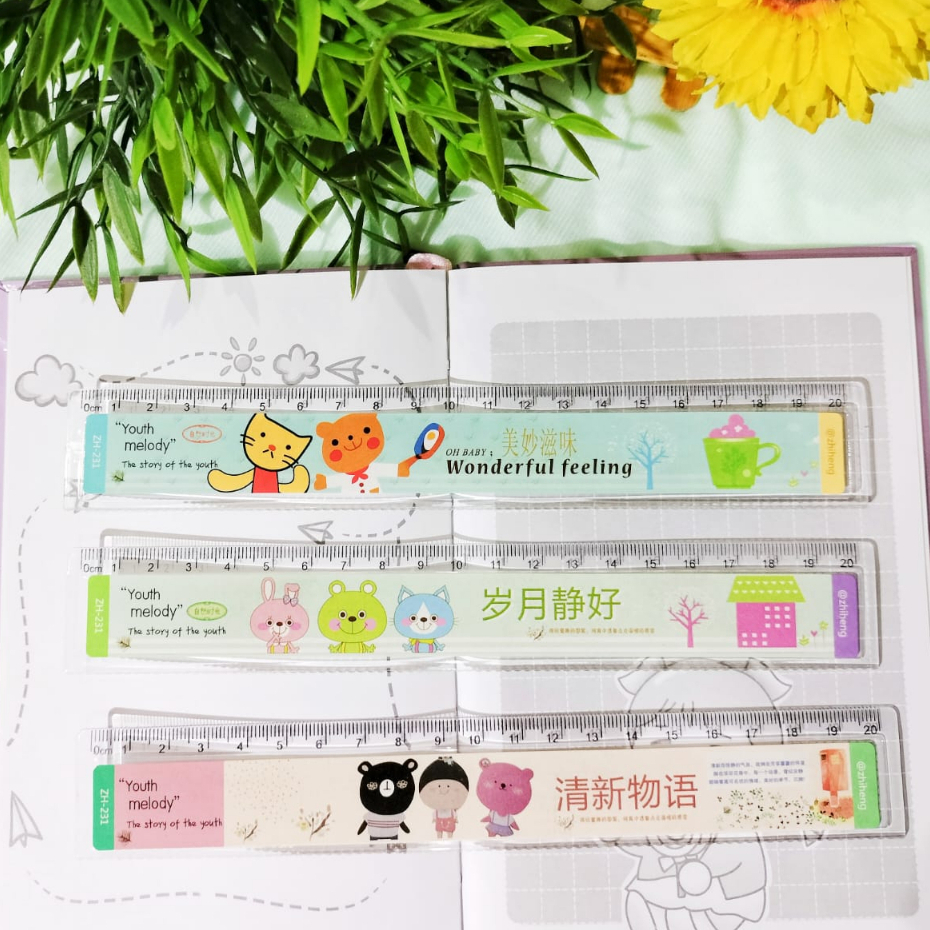 Jual PENGGARIS 20CM KARAKTER KARTUN SUPER CUTE BAHAN PLASTIK ADA ...