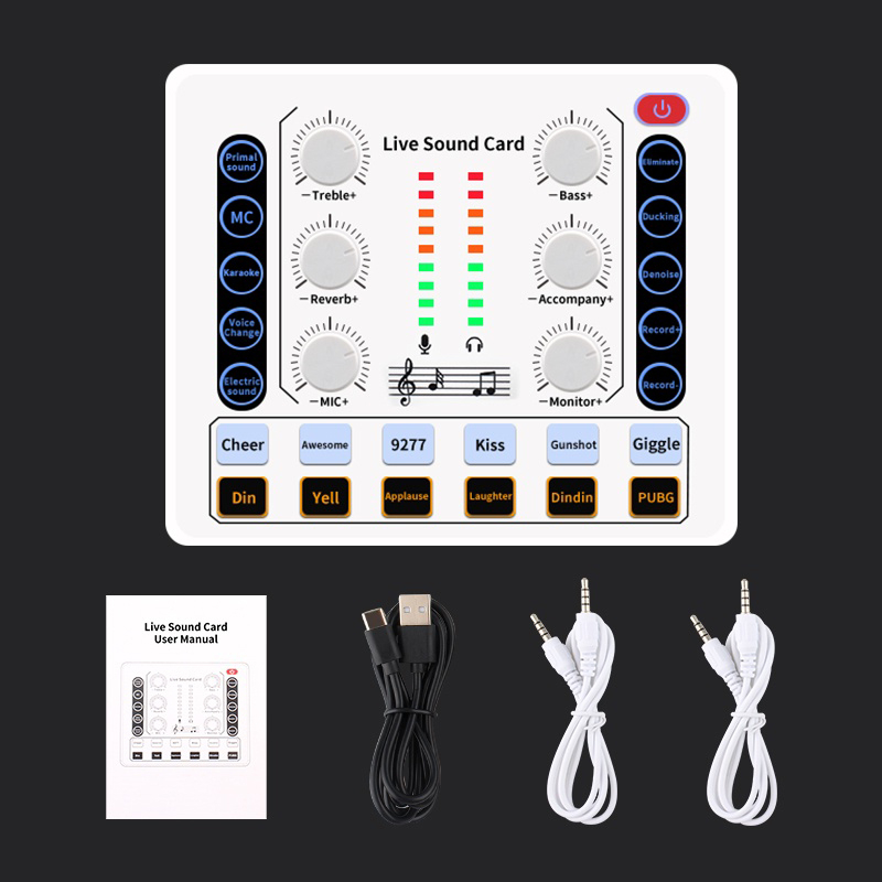 Jual X50 Live Soundcard Sound Card Kartu suara Live Audio Mixer ...