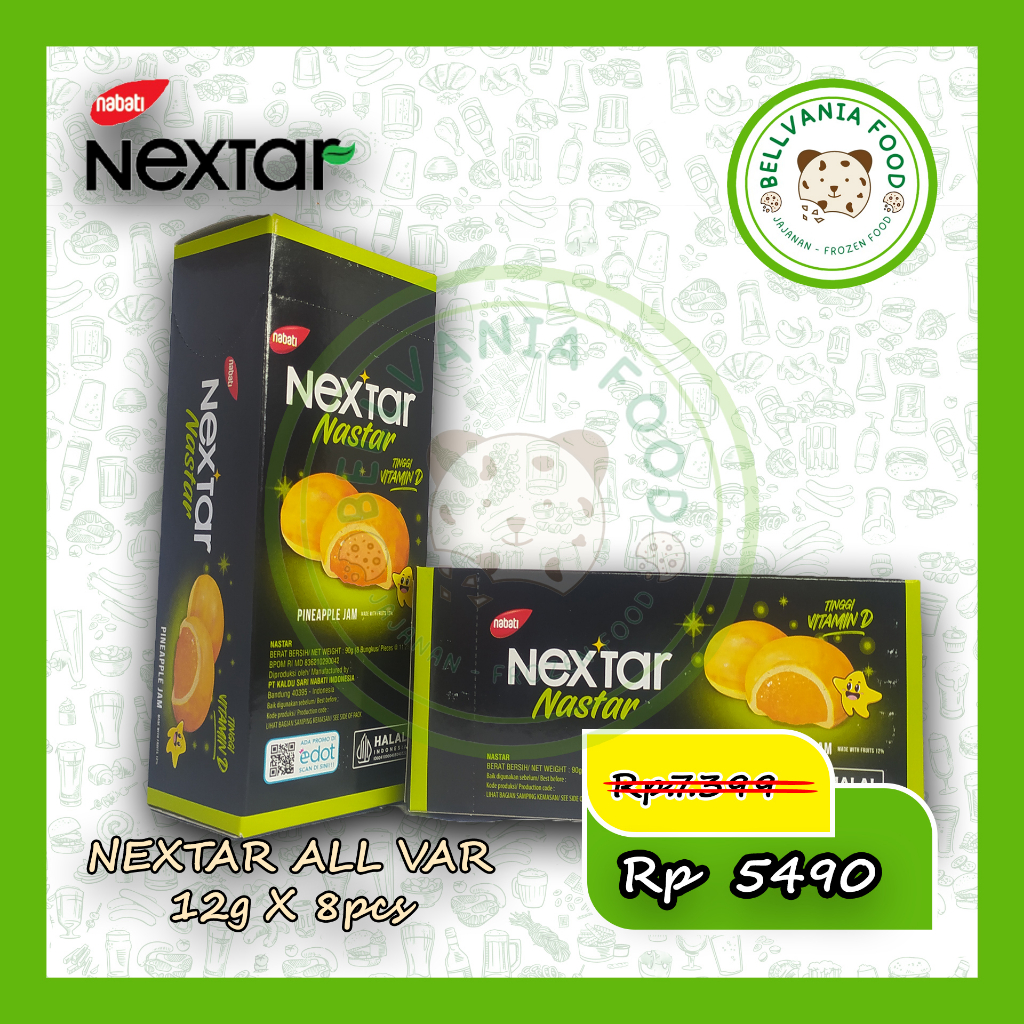Jual NEXTAR KUKIS ISI COKLAT STROBERI NANAS MURAH LEZAT EKONOMIS BOX ...