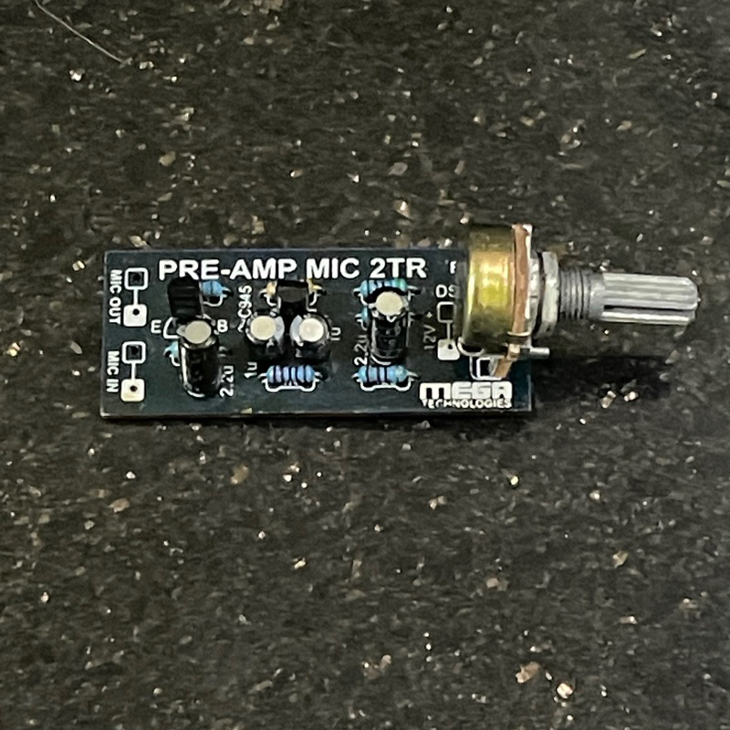 Jual kit pre mic 2 tr potensio Mega | pre amp mic 2tr | preamp mic ...