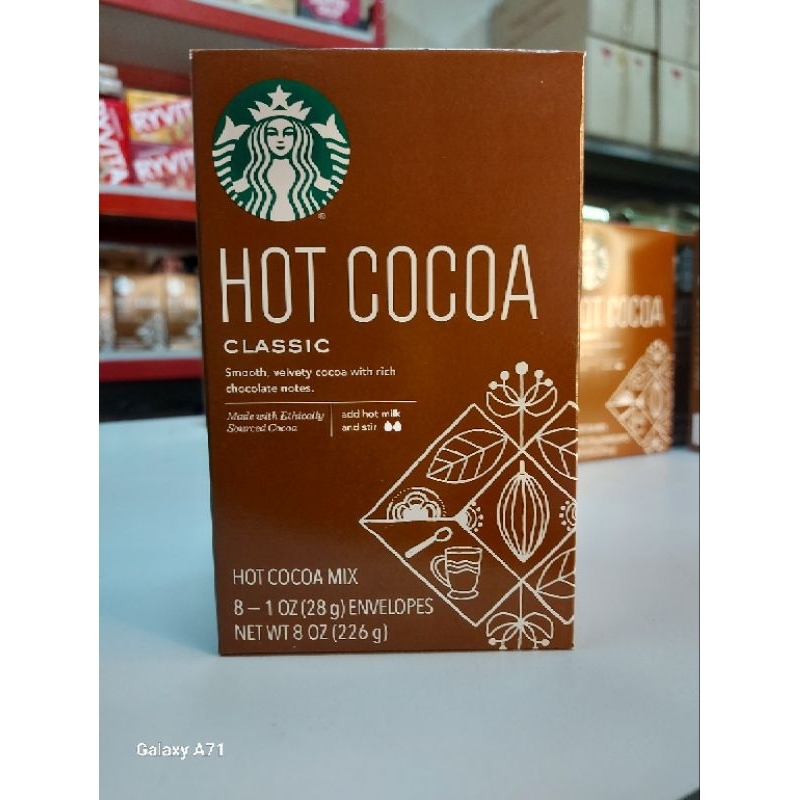 Jual starbucks hot cocoa signature classic box minuman coklat | Shopee ...