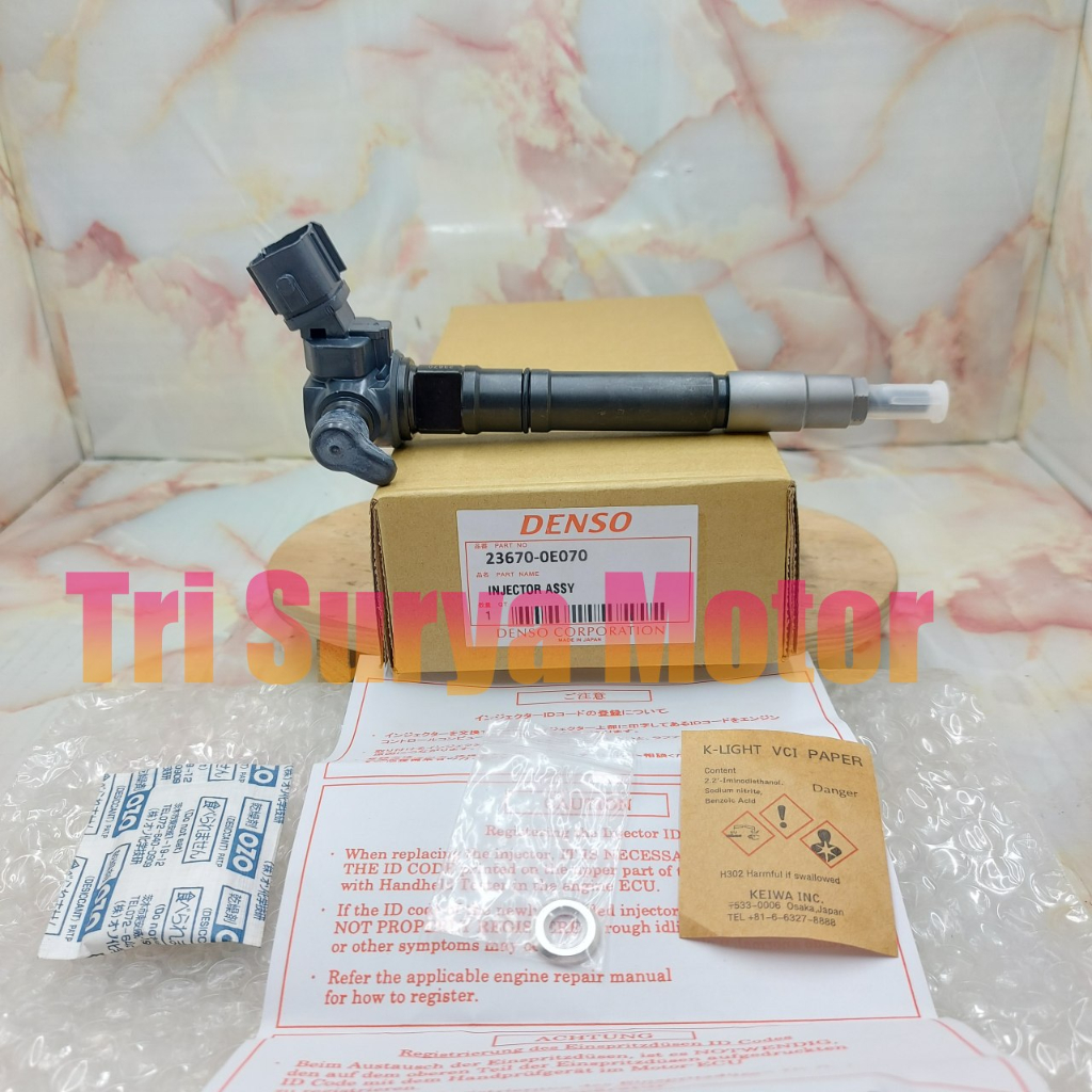 Jual NOZZLE INJECTOR NOSEL HILUX REVO NEW 2021 6PIN 23670-0E070 ORI 1PC ...