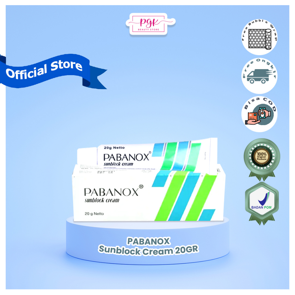 Jual PABANOX SUNBLOCK CREAM 20GR | Shopee Indonesia