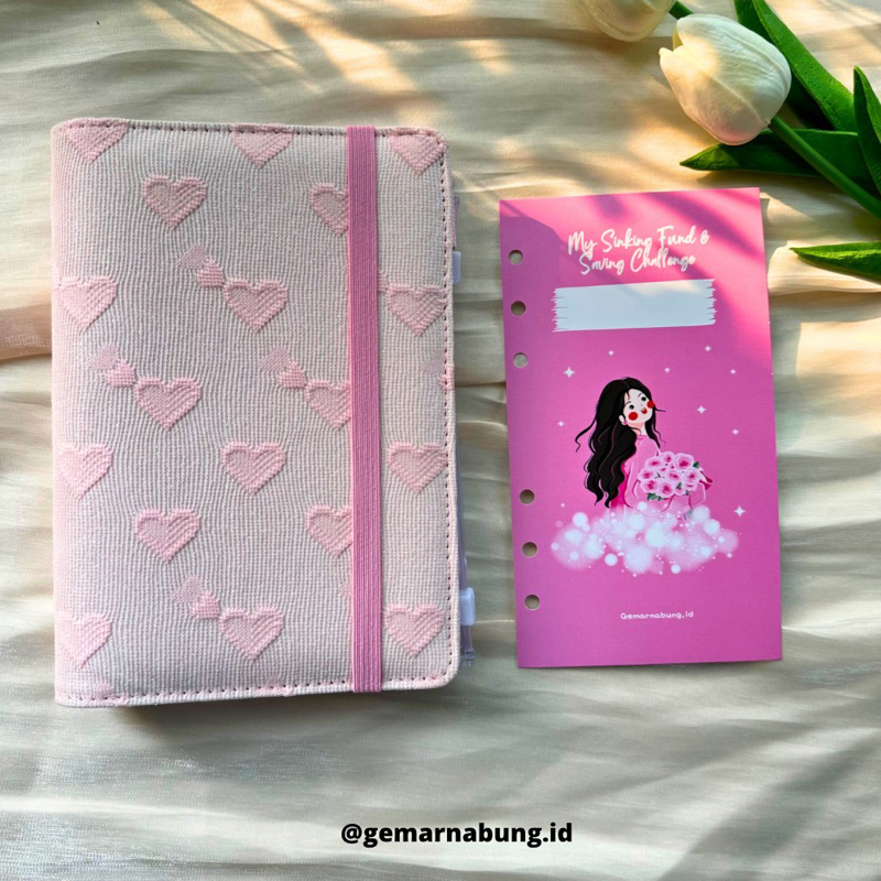 Jual Paket binder Nabung & Keuangan set lengkap cloth love 12 ziplock ...