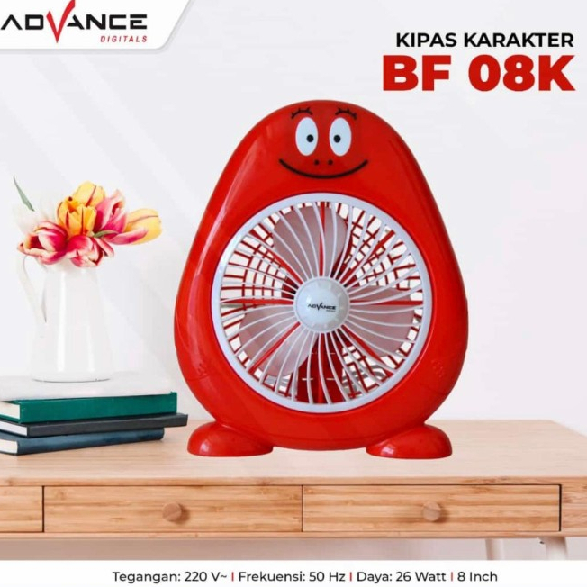 Jual [HOME MART] BF-08K Barbapapa Kipas Karakter Advance Kipas Angin ...