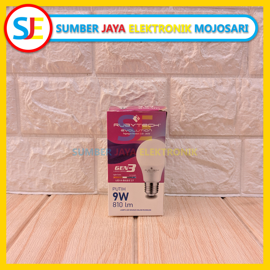 Jual Lampu LED Rubytech 9 watt Evolution Original | Shopee Indonesia