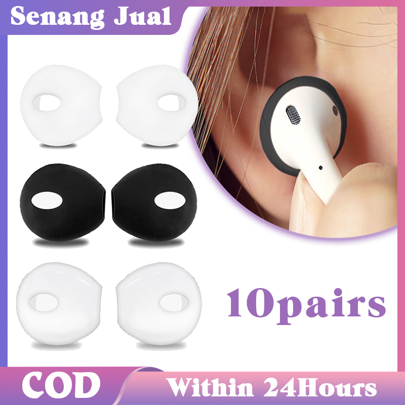 Jual 20Pcs Earbuds Cover Silicone Cocok Untuk Airpods 1 Generasi Dan 2 ...
