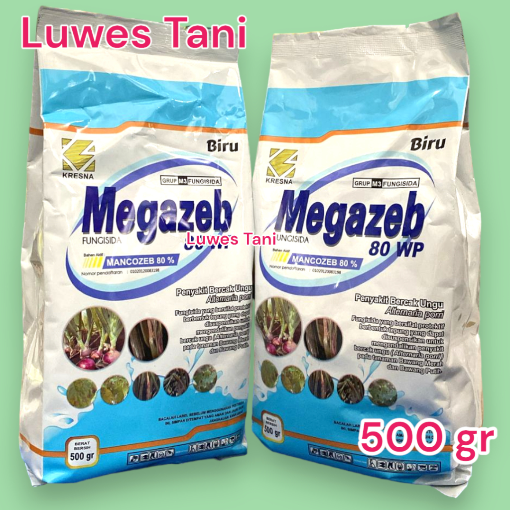 Jual Megazeb biru 80WP 500GR fungisida | Shopee Indonesia