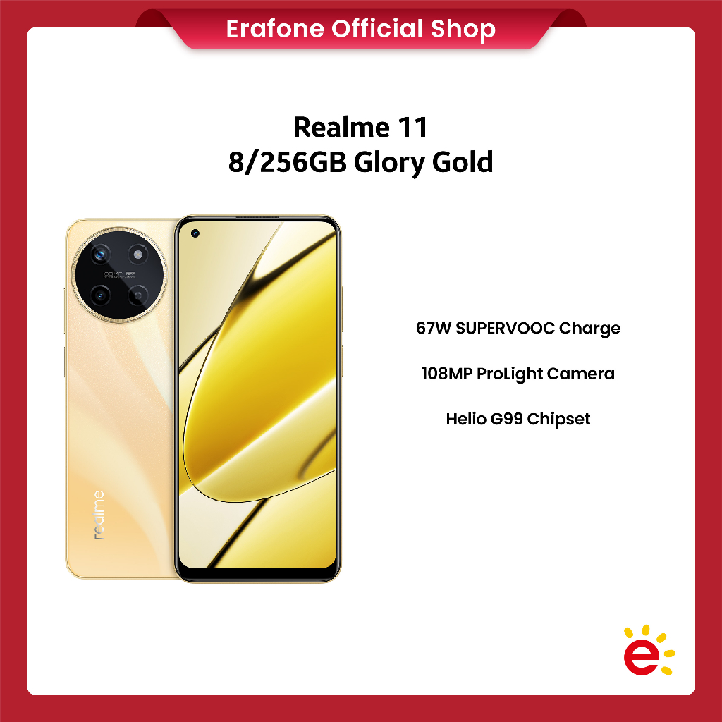 Jual Realme 11 4G 8/256GB - Glory Gold | Shopee Indonesia