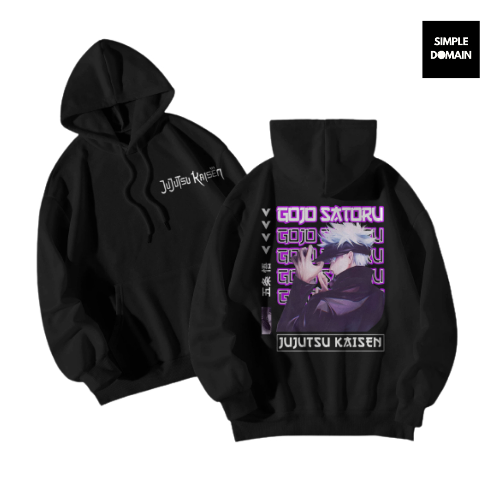 Jual Jaket Hoodie Anime Jujutsu Kaisen Gojo Satoru Infinity Sixth Eye ...