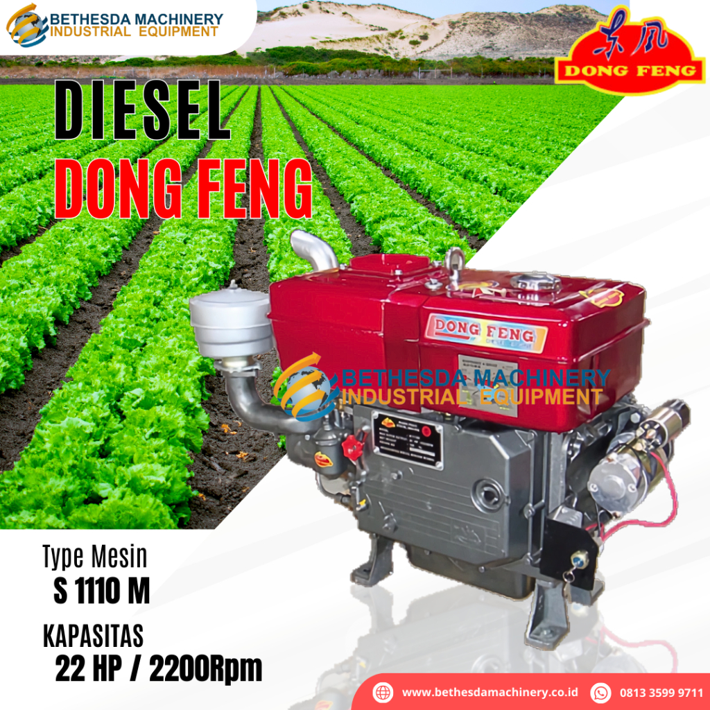 Jual Jual Mesin Diesel Penggerak 22 HP - 22PK Dongfeng S 1110 M Starter | Shopee Indonesia