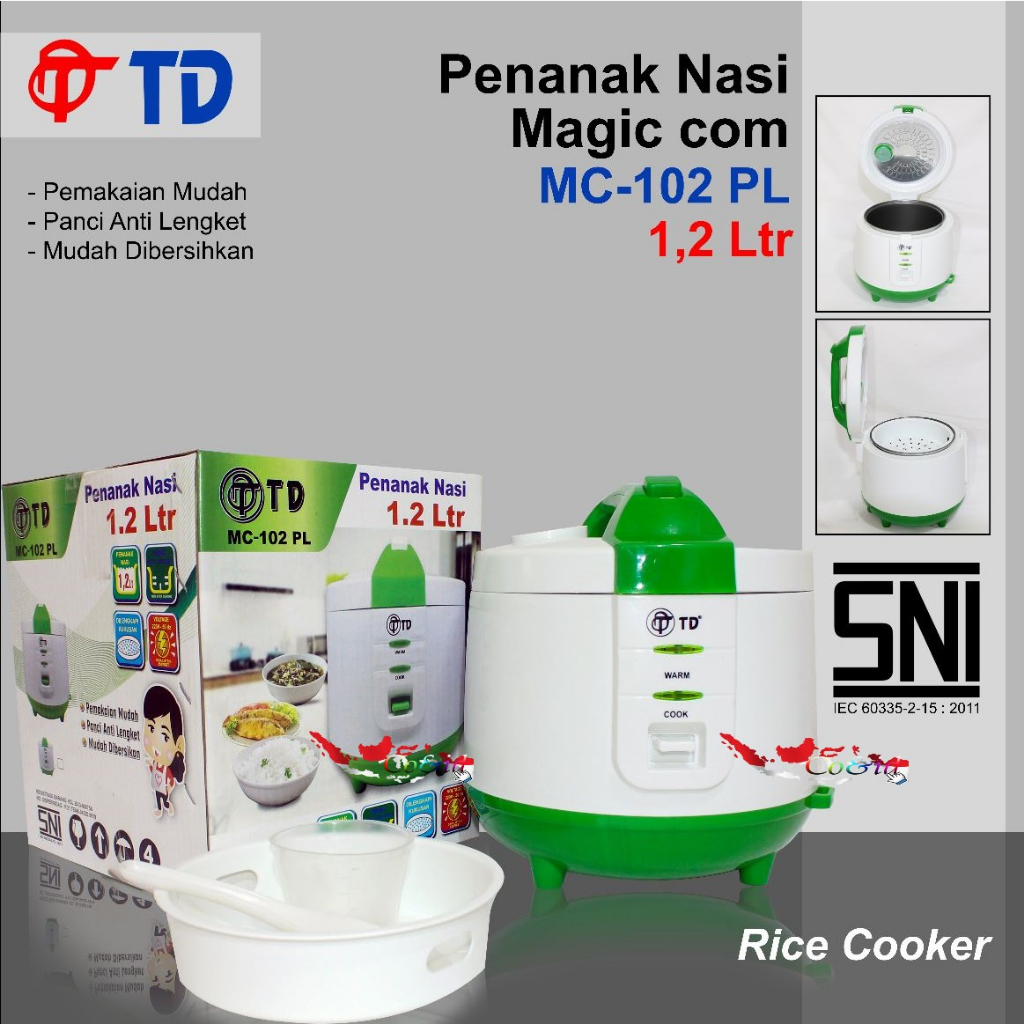 Jual Penanak nasi magic com 1,2 Litter / Rice cooker 1,2 Litter ...